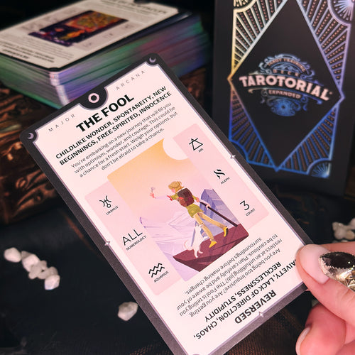 Tarotorial Expanded Tarot Training – Raven and Rogue