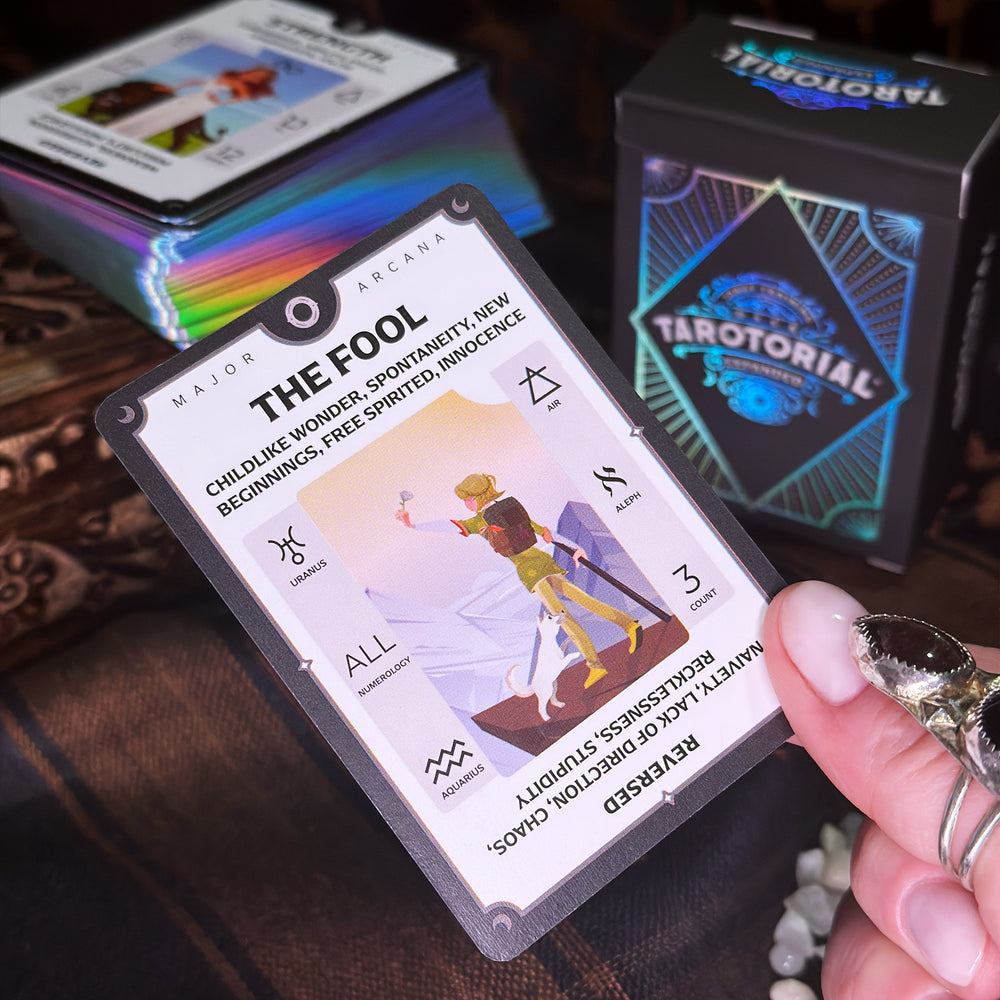 Tarotorial Expanded Tarot Training – Raven and Rogue